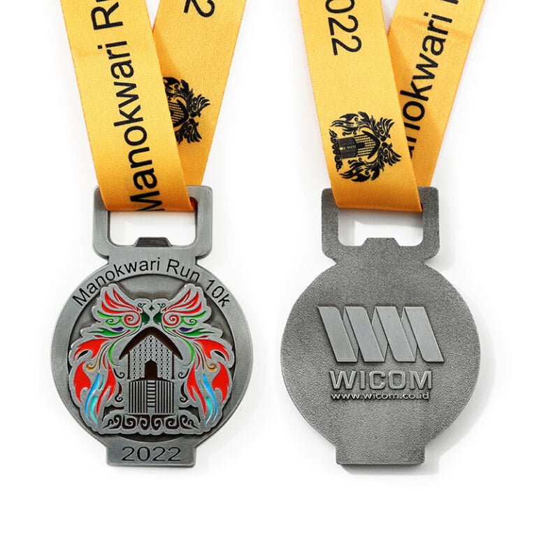 Manokwari Run 10k Finisher Medals - Hesank