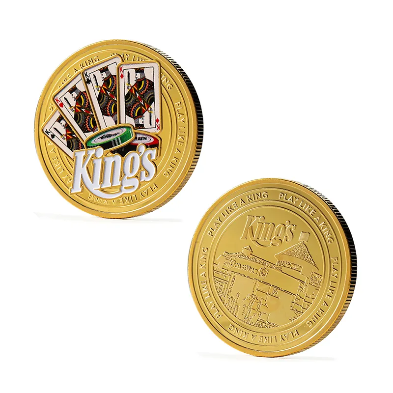 Custom Playing Card Shape Soft Enamel Coins - Hesank