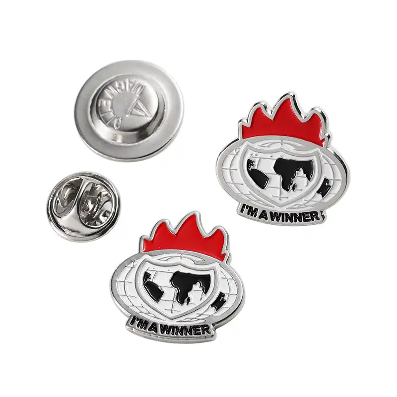 Irregular Shaped Enamel Magnet Badge - Hesank